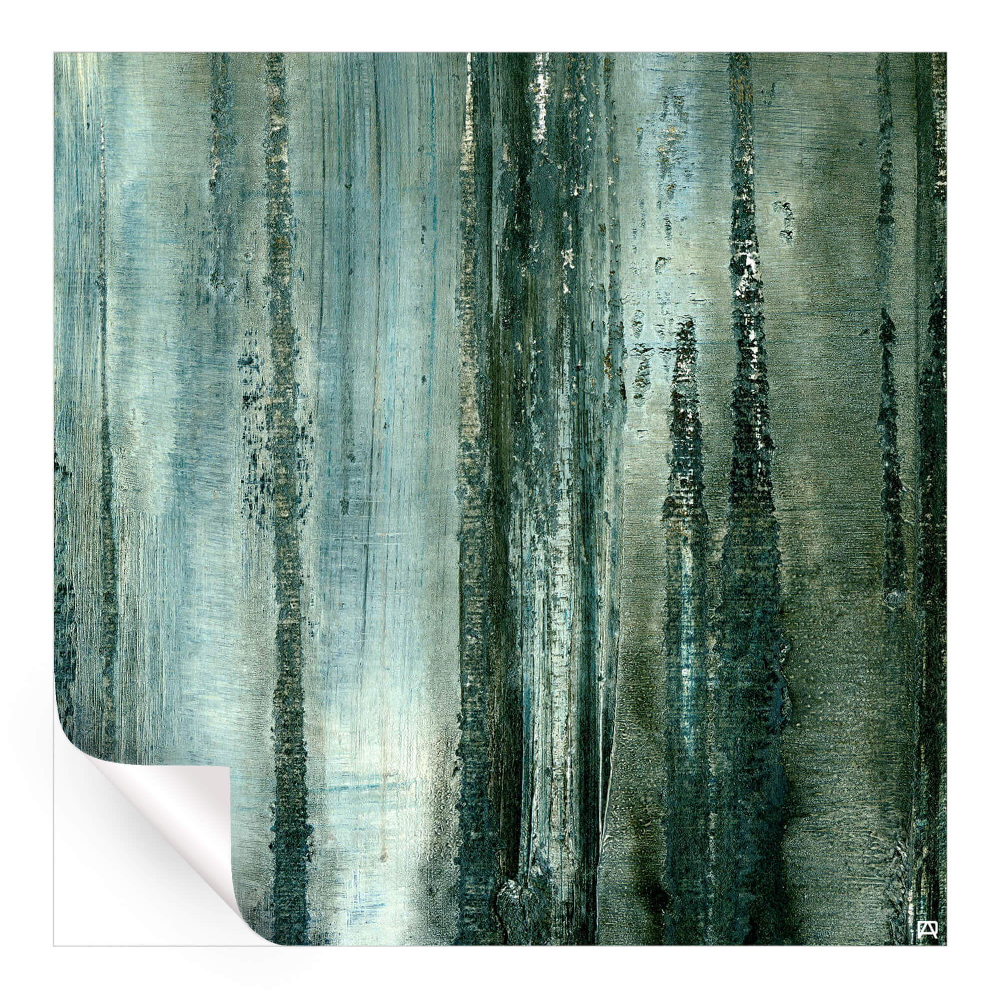 Green Abstract Art | BIG Wall Décor