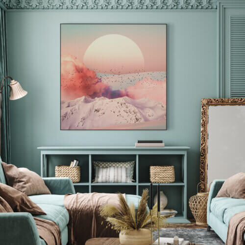 Landscape of Calmness - Surreal Cloud Wall Art Print | BIG Wall Décor