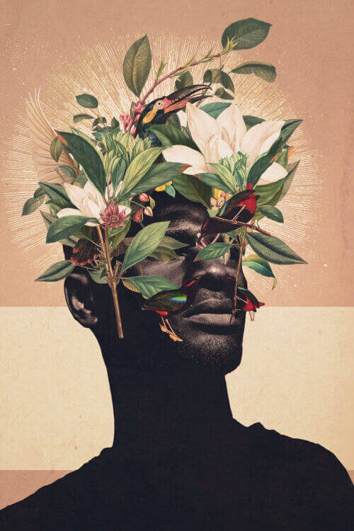 Floral Head Art Prints - BIG Wall Décor