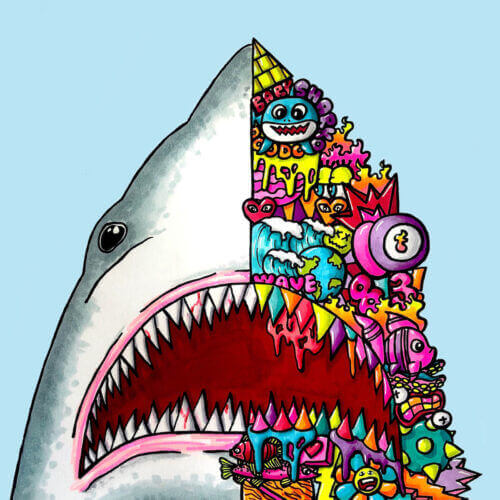 Jaws Wall Art - BIG Wall Décor