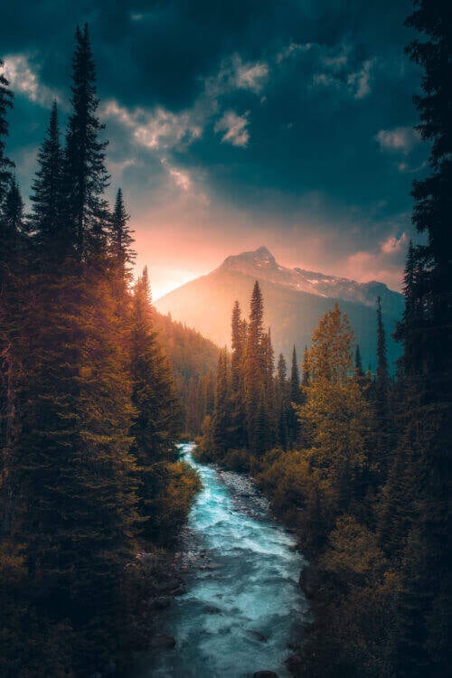 Scenic River Landscape Photography - BIG Wall Décor
