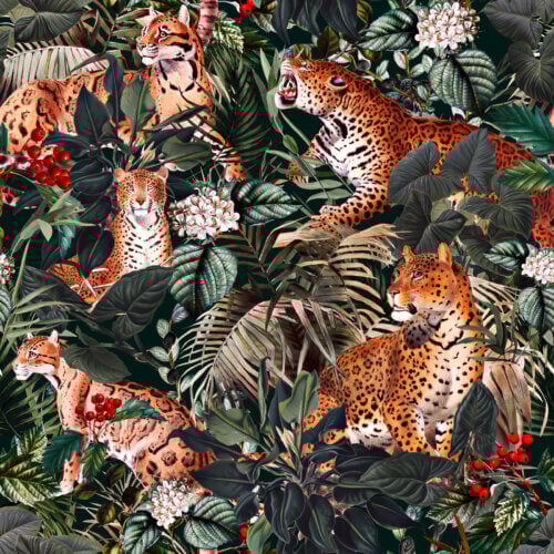 Jaguar Pattern Wall Art - BIG Wall Décor