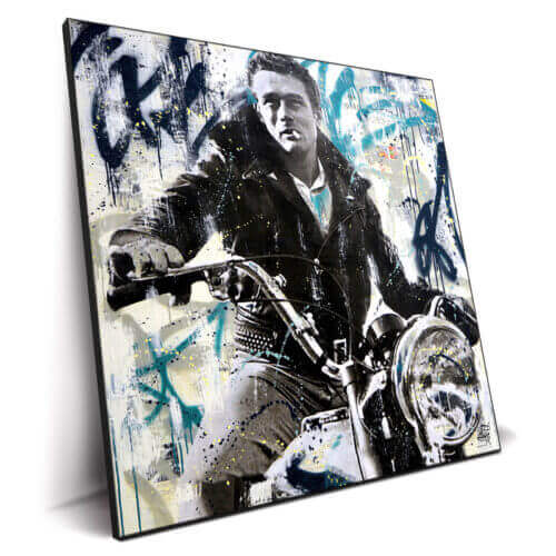 James Dean Motorcycle Wall Art | BIG Wall Décor