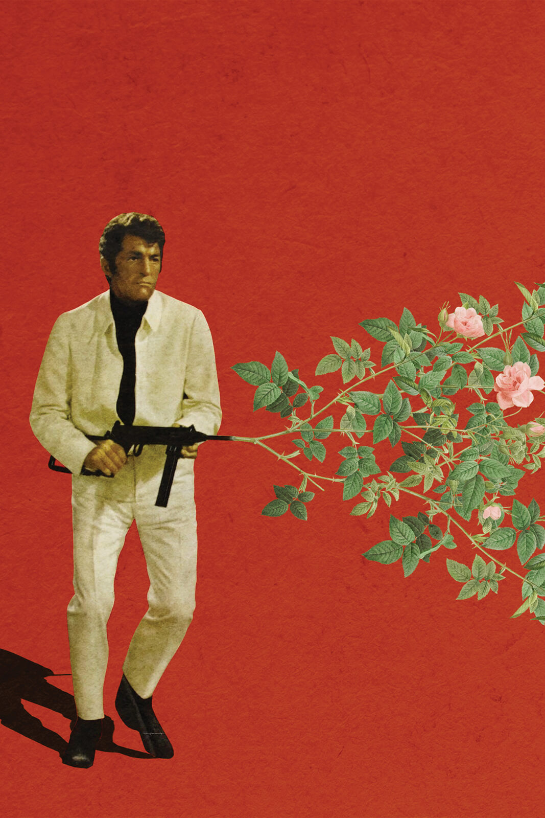 Vintage Surreal Floral Art - BIG Wall Décor