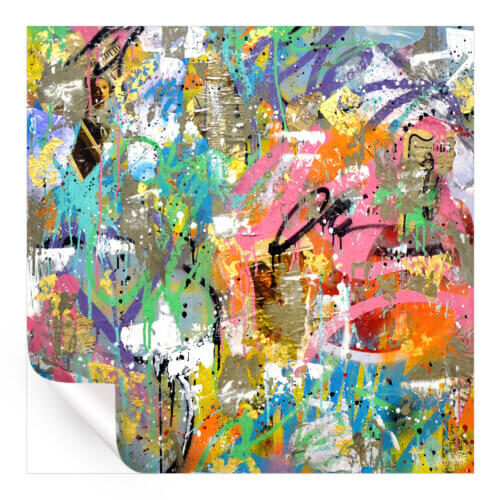 Graffiti Splatter Wall Art | BIG Wall Décor