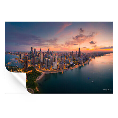 Aerial Chicago Wall Art | BIG Wall Décor
