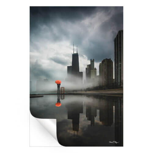 Chicago Rain Wall Art | BIG Wall Décor
