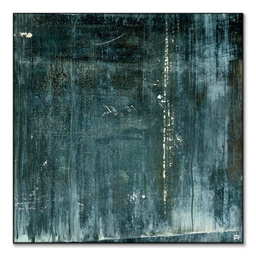 Dark Green Abstract Art | BIG Wall Décor