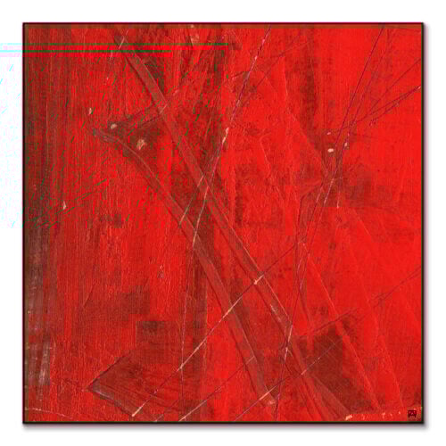 Red Abstract Art | BIG Wall Décor