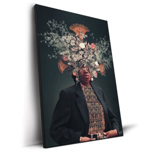 Surreal Bouquet Flower Head Art | BIG Wall Décor