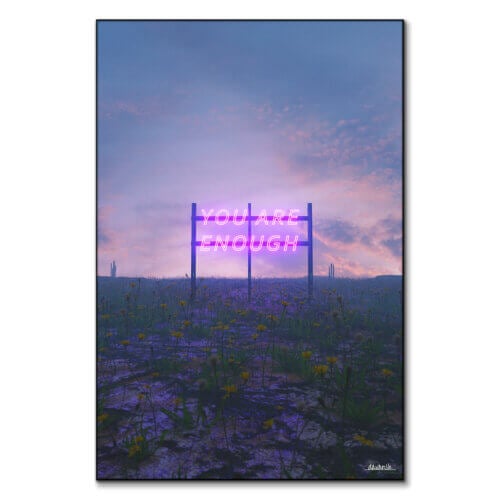 Be Unapologetic Neon Quote | BIG Wall Décor