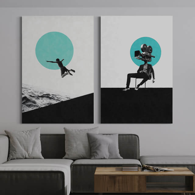 Greek Artist Underdott Combines Minimalist and Surreal