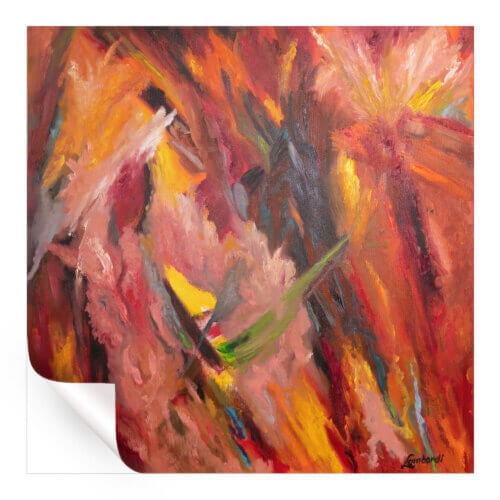 Warm Tone Abstract Wall Art| BIG Wall Décor