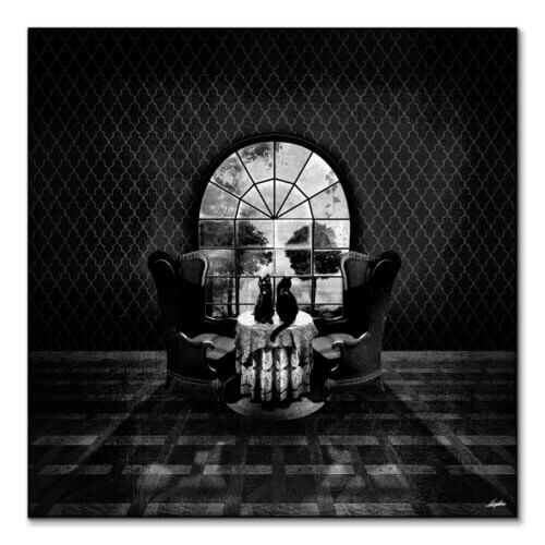 Vintage Room Skull Art | BIG Wall Décor