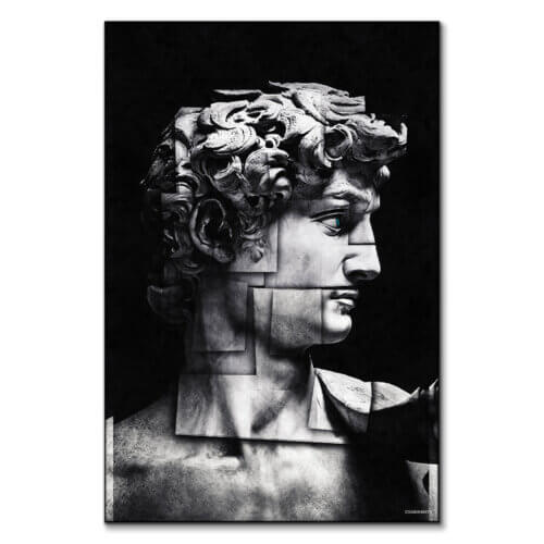 Mosaic Statue of David | BIG Wall Décor