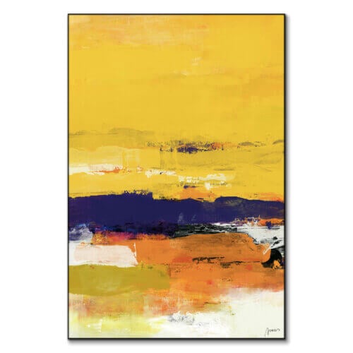 Abstract Yellow Landscape | BIG Wall Décor