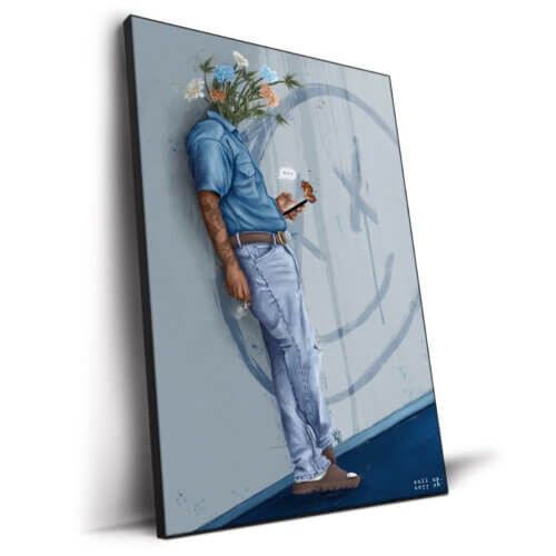Pot Head Cannabis Wall Art - BIG Wall Décor