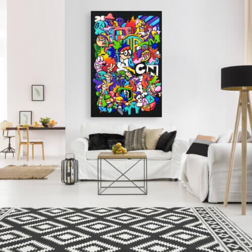 Cartoon Network Doodle Collage | BIG Wall Décor