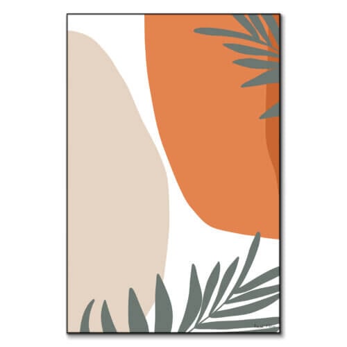 Tropical No. 2 - Minimal Abstract Wall Art Print | BIG Wall Décor