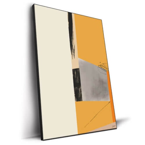 Abstract Yellow Rectangle Shapes | BIG Wall Décor