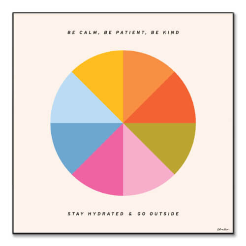 Be Calm Inspirational Wall Art | BIG Wall Décor