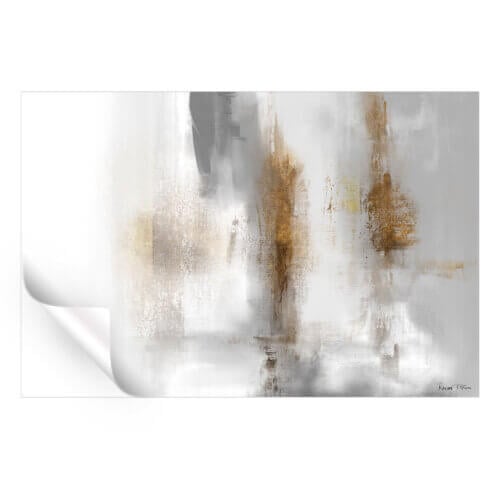 Textured Grey and Gold | BIG Wall Décor