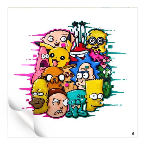 Cartoon Pop Art | BIG Wall Décor
