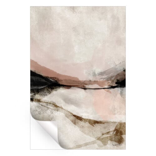 Neutral Tan Abstract Art | BIG Wall Décor