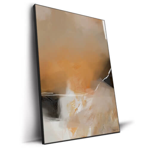 Faded Orange Abstract| BIG Wall Décor