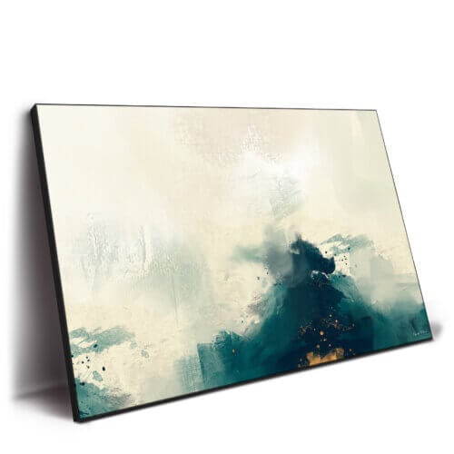 Fantasy Teal and Tan Landscape | BIG Wall Décor