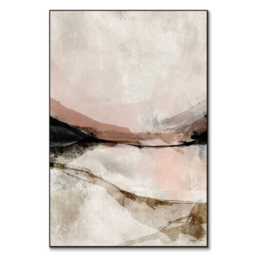 Neutral Tan Abstract Art | BIG Wall Décor