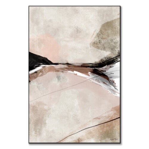Neutral Tan Abstract Art - BIG Wall Décor