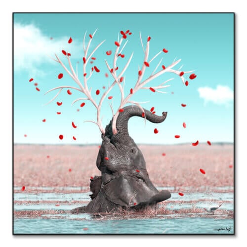 Surreal Elephant Tusk Tree | BIG Wall Décor