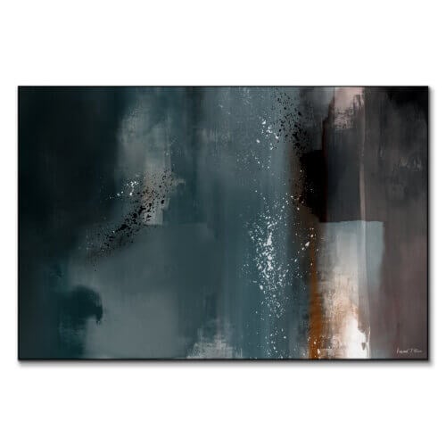 Textured Teal and Bronze | BIG Wall Décor