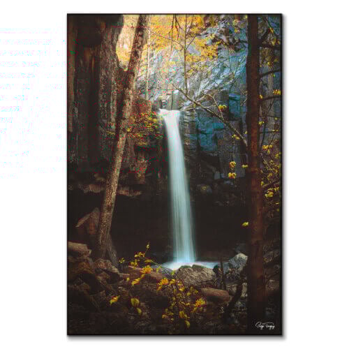 Autumn Forest Waterfall Pool | BIG Wall Décor