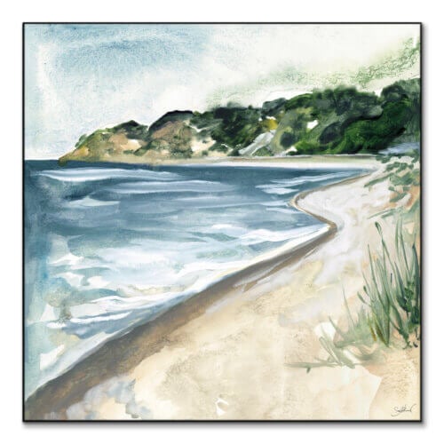 Beach Dune Watercolor | BIG Wall Décor