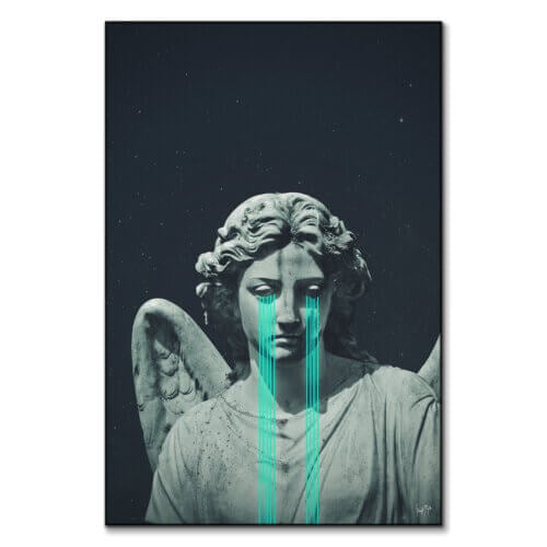 Crying Angel Statue| BIG Wall Décor