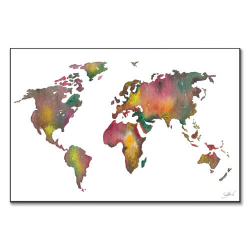 Watercolor Brushstrokes - BIG Wall Décor