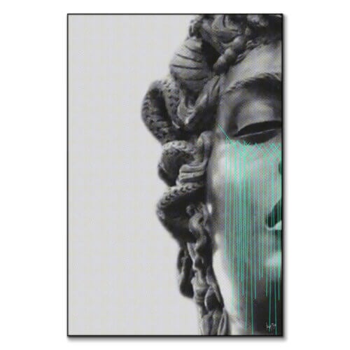 Classical Surreal Tear Statue | BIG Wall Décor