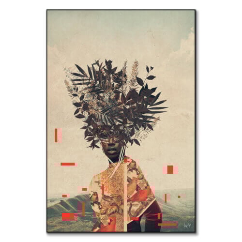 Surreal Neutral Portrait Landscape | BIG Wall Décor