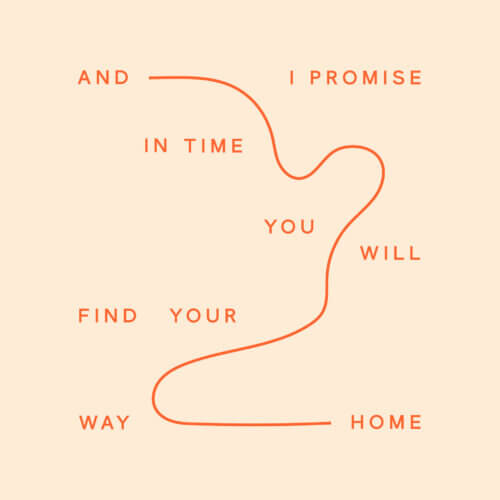 Find Your Way Home Quote Art | BIG Wall Décor