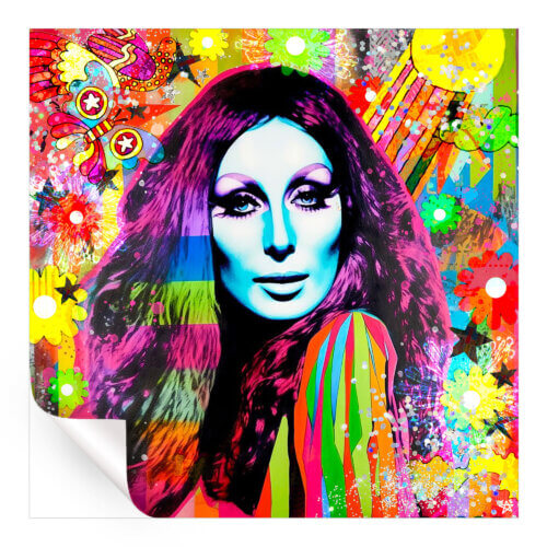 Cher Colorful Pop Art | BIG Wall Décor