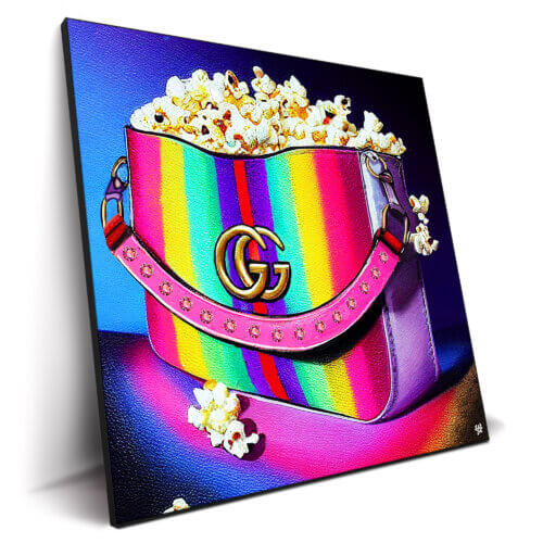 Gucci-Bag-Popcorn-Vibrant-Wall-Art | BIG Wall Décor