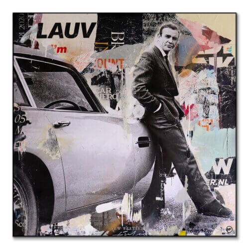 James Bond Collage Wall Art | BIG Wall Décor