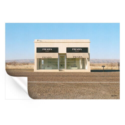 Prada Marfa Wall Art – Luxury Store in the Texas Desert