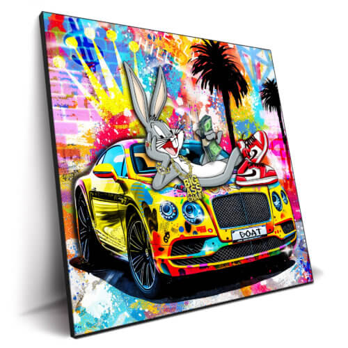 Bugs Bunny Bentley Wall Art Print | BIG Wall Décor
