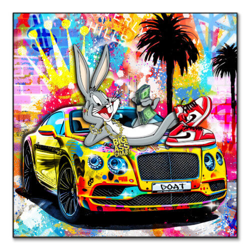 Bugs Bunny Bentley Wall Art Print | BIG Wall Décor