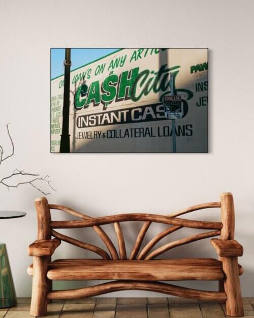 Painted Billboard on Brick Wall Art | BIG Wall Décor