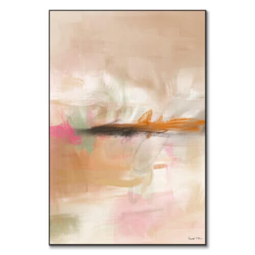 Tan and Pink Abstract Wall Art | BIG Wall Décor