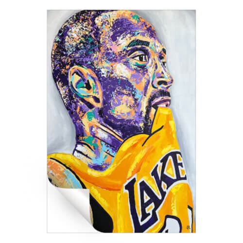 Kobe Bryant Painting Art Print | BIG Wall Décor